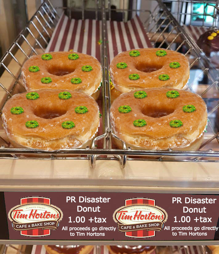 Tim Hortons releases donut commemorating Humboldt Broncos donut PR ...