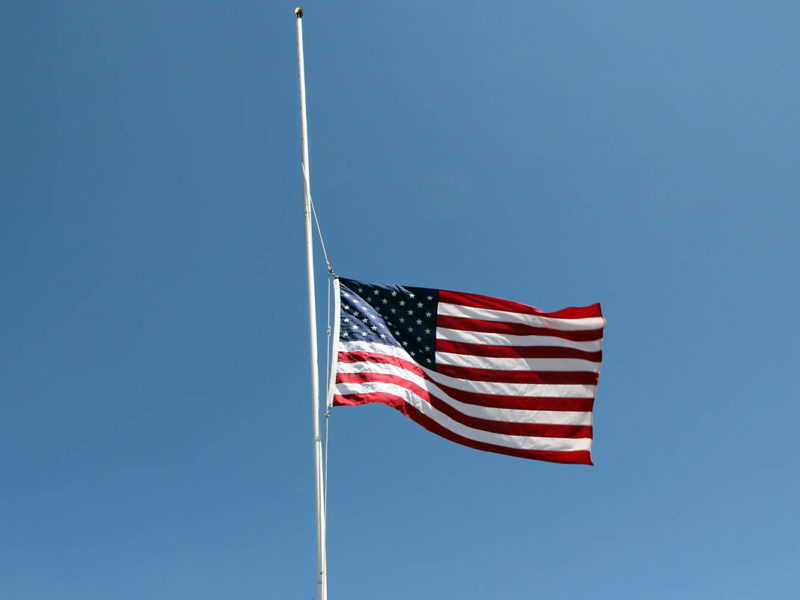 America just going to permanently leave flags at half-mast - The Beaverton