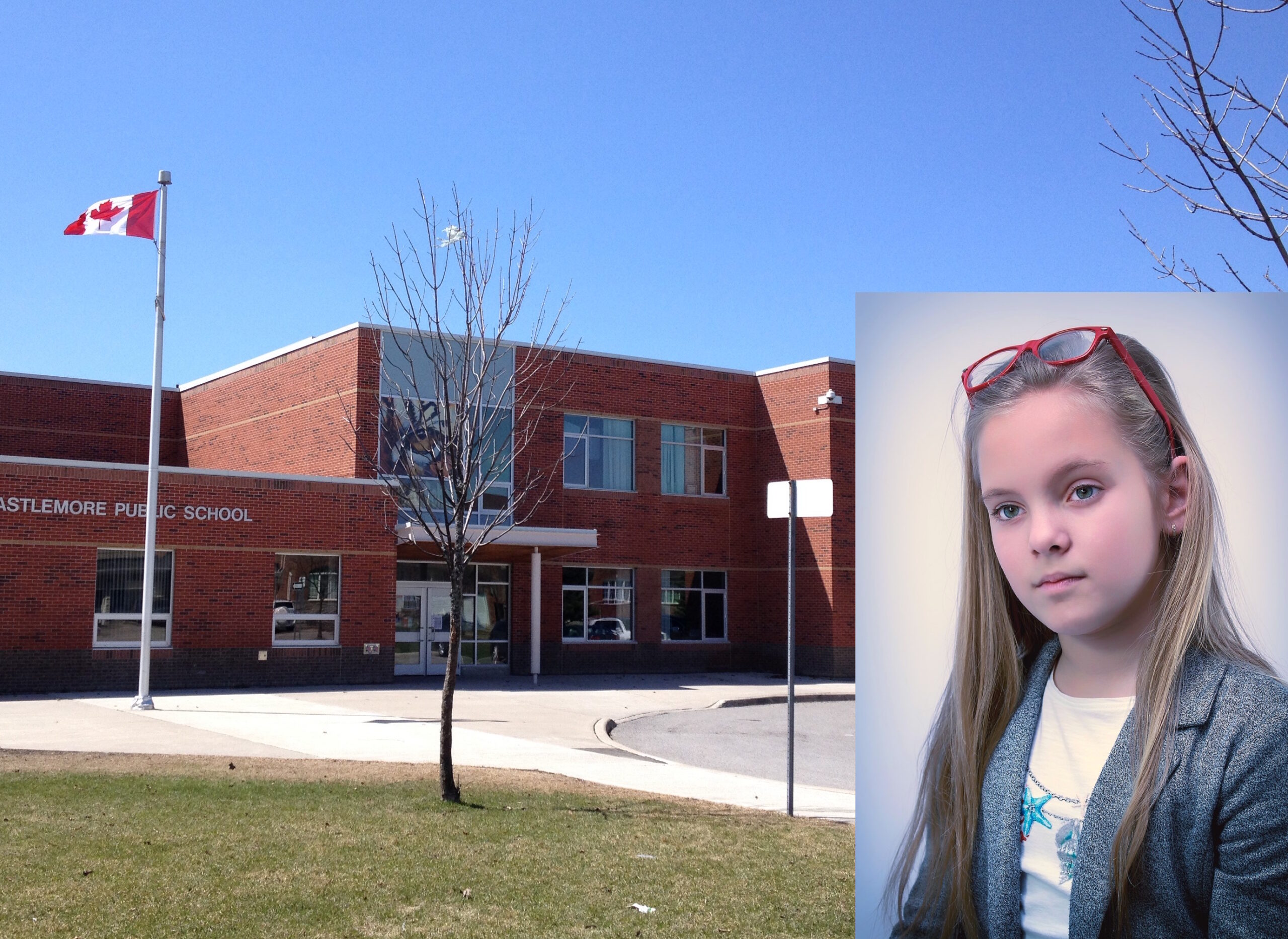 Heartwarming! This kid is scared of her first day of school for regular ...