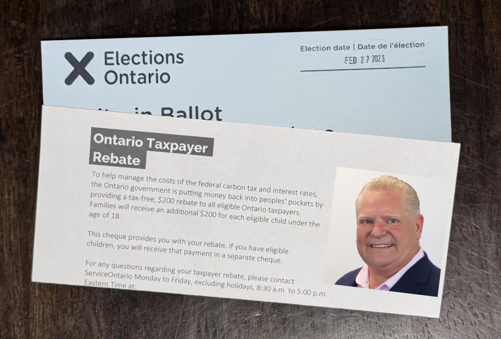 Doug Ford announces snap election with ballots printed on backs of $200 ...