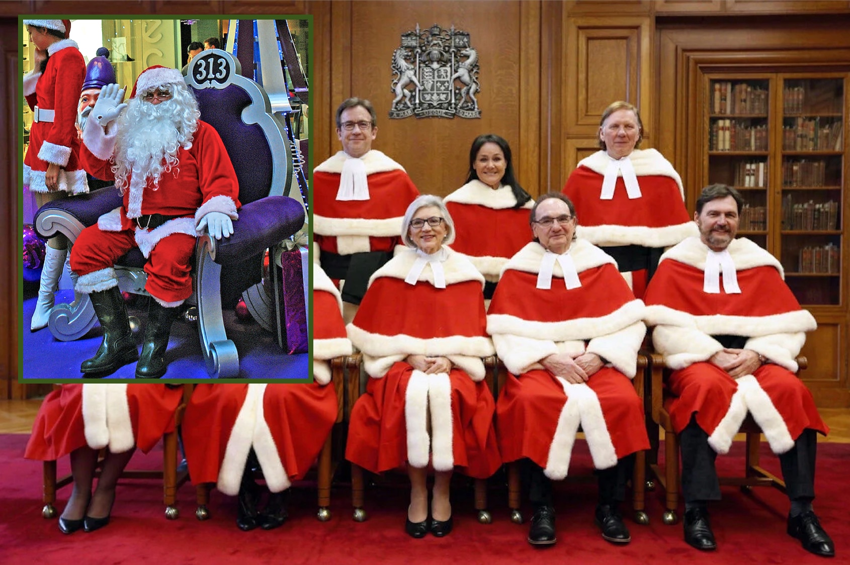 Supreme Court of Canada to donate robes to mall Santas in need - The ...